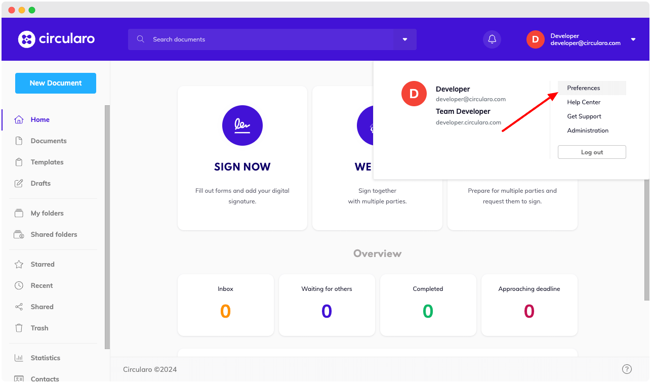 Managing Api Keys Via User Interface
